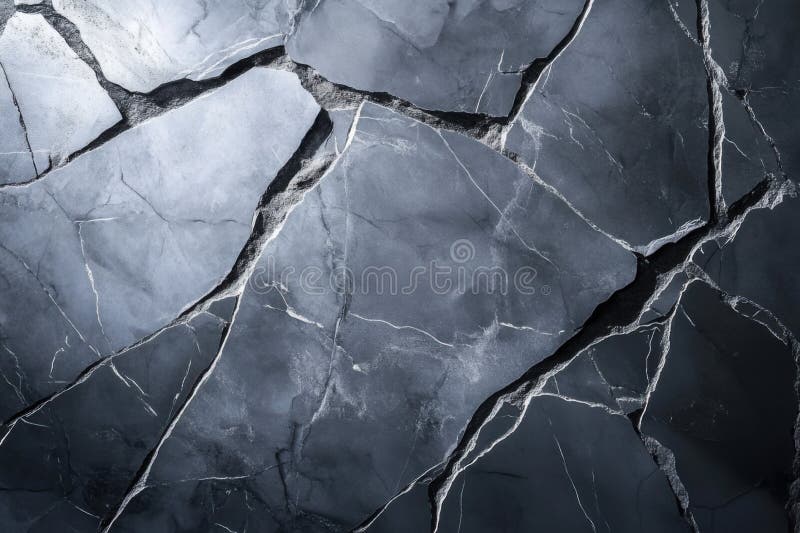 Dark Cracked Stone Surface Highlighting Natural Textures Patterns ...