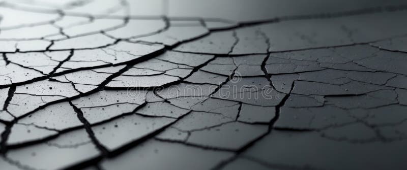 Dark Cracked Surface Abstract Texture Background. Stock Photo - Image ...