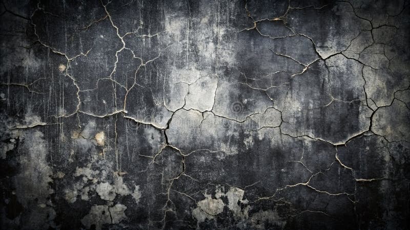 Dark Cracked Weathered Surface Texture Abstract Background for Design ...