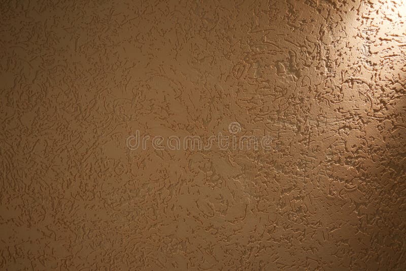Dark Cream Textured Background with Patterns Illuminated by a Short ...