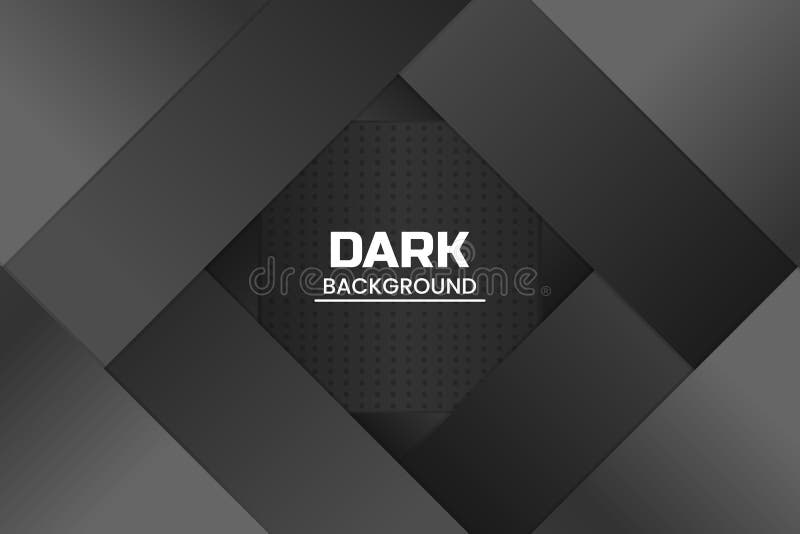 Dark Creative Modern Abstract Black Background Stock Illustration ...