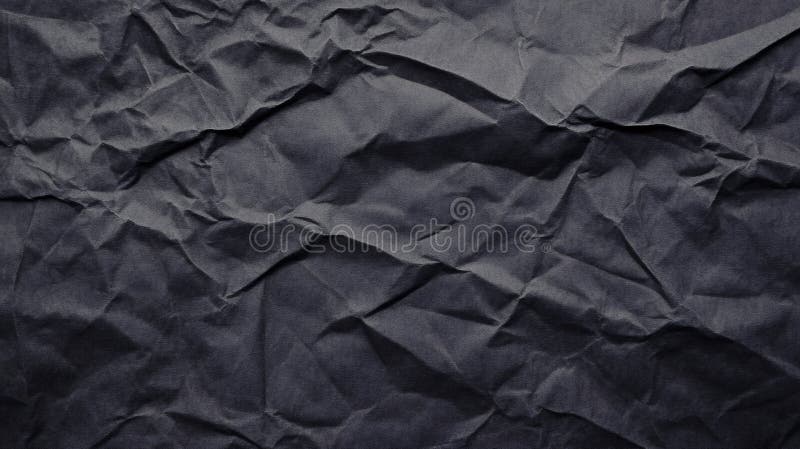 Dark Crumpled Paper Creating a Textured Background Effect Stock Photo ...