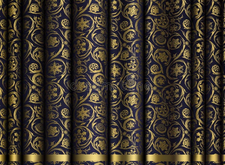 Dark Curtain, Snowflakes stock vector. Illustration of fleshpot - 20443842