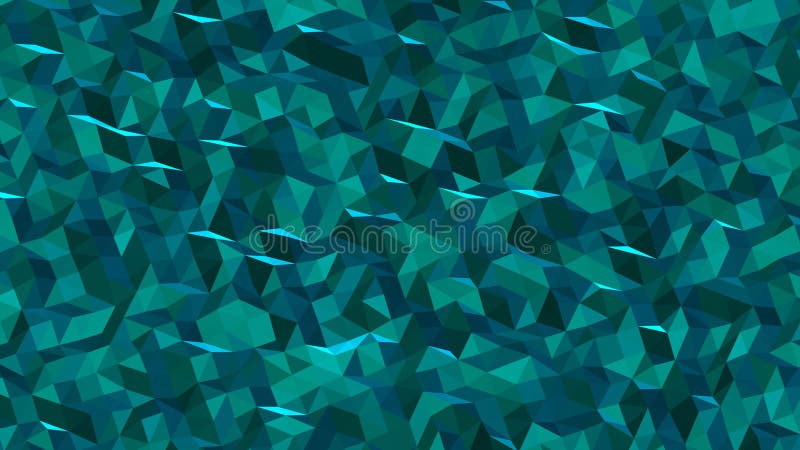 Abstract Polygonal Background, Dark Cyan Geometric Vector Stock Vector ...