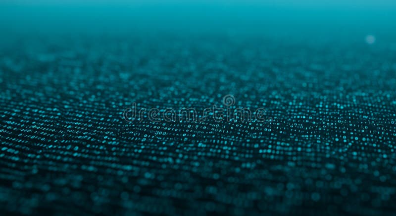 Dark Blue Binary Filled Background Stock Illustrations – 522 Dark Blue ...