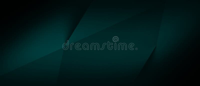 Dark Cyan Color Abstract Background for Wide Banner Stock Illustration ...
