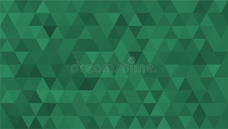 Dark Cyan, Green, Triangular Low Poly, Mosaic Abstract Pattern ...