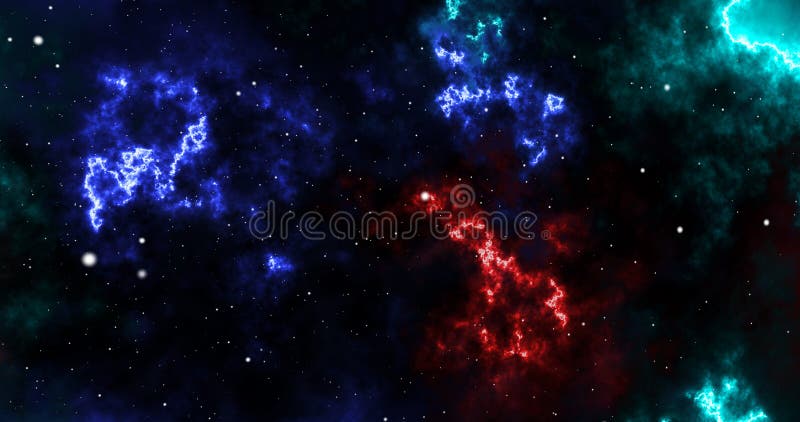 Dark 3d Loop-able Space Background Colorful Space Galaxy Nebulas Cloud ...