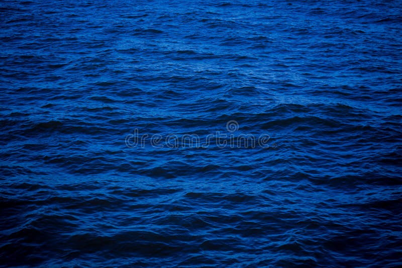 Dark Deep Blue Sea Water Surface Background. Backdrop Design for Art ...
