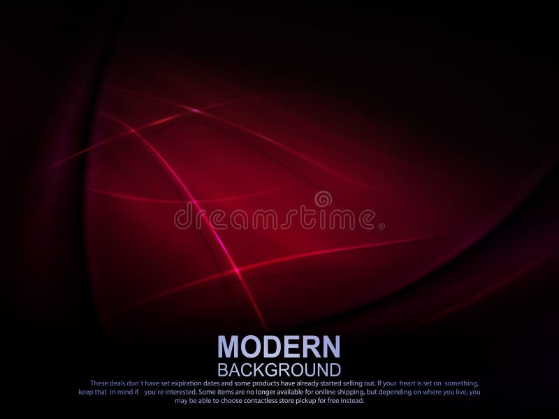Dark Design with a Gradient of Red, Thin Light Lines Stock Vector ...