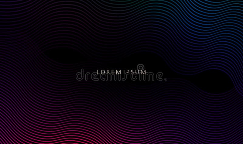 Dark Design with a Small Wavy Oblique Pattern Stock Vector ...