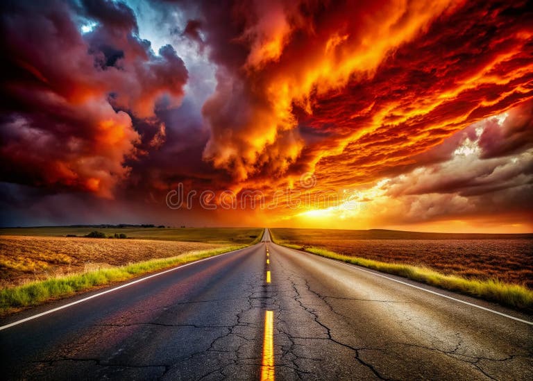 A Dark and Difficult Journey an AIGenerated Image of a Stuck Path ...