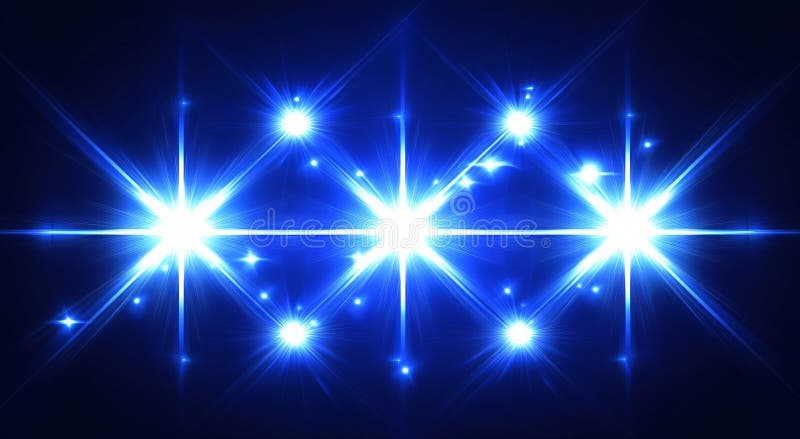 The Dark Digital Composition is Brightened by Dreamy Blue Squares Stock ...