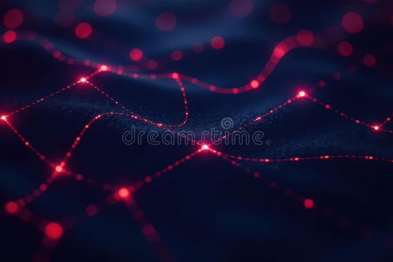 Dark, Digital Grid Texture; Abstract Lines, Nodes , Cyber, Tone Stock ...