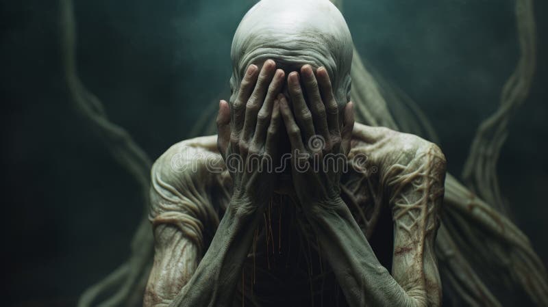 Dark Doppelganger: a Sci-fi Dystopian Creature Capturing Raw Emotions ...