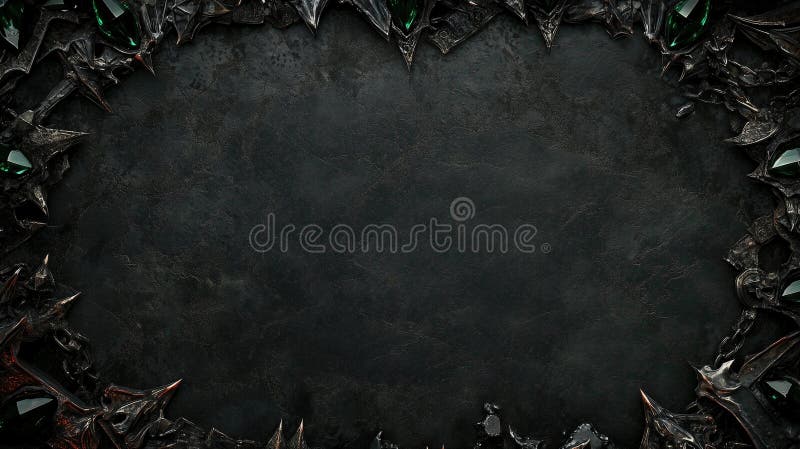 Dark and Dramatic Fantasy Background Featuring Sharp, Jagged Black ...