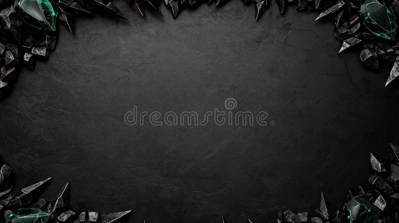 Dark and Dramatic Fantasy Background Featuring Sharp, Jagged Black ...