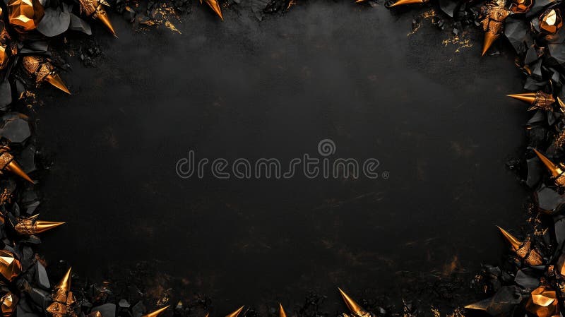 Dark and Dramatic Fantasy Background Featuring Sharp, Jagged Black ...