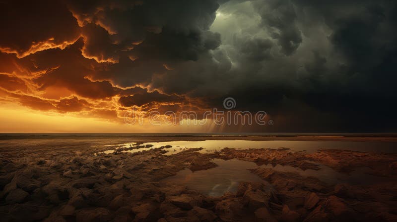 Dark dramatic lighting stock illustration. Illustration of light ...