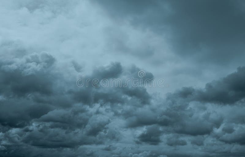 Dark Dramatic Sky and Clouds. Background for Death and Sad Concept ...