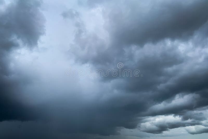 Dark Dramatic Sky and Clouds. Background for Death and Sad Concept ...