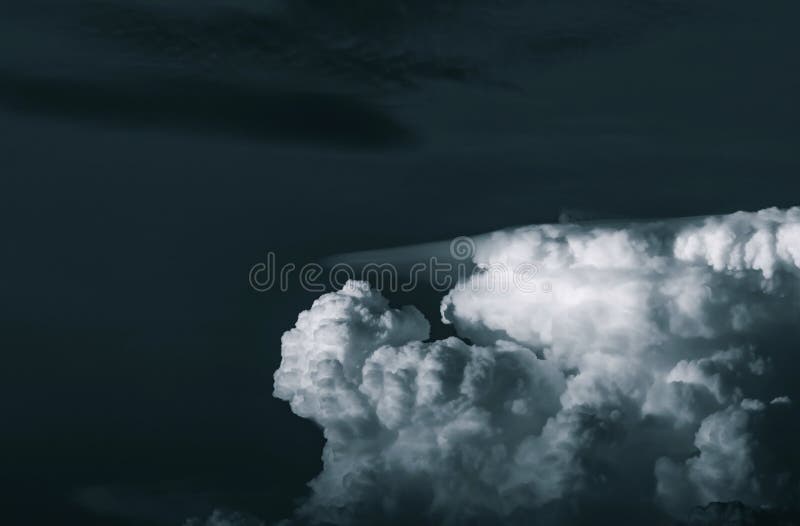 Dark Dramatic Sky and Clouds. Background for Death and Sad Concept ...