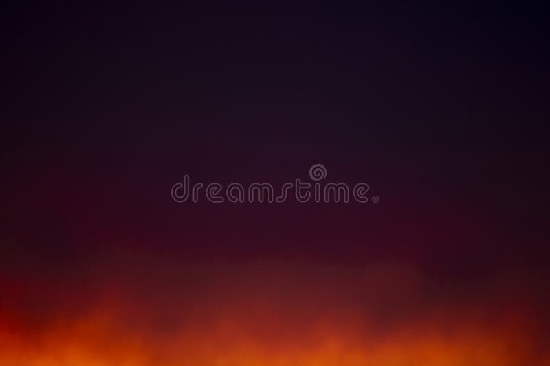 Dark Dramatic Sky Glowing with Red at Sunset Stock Image - Image of ...