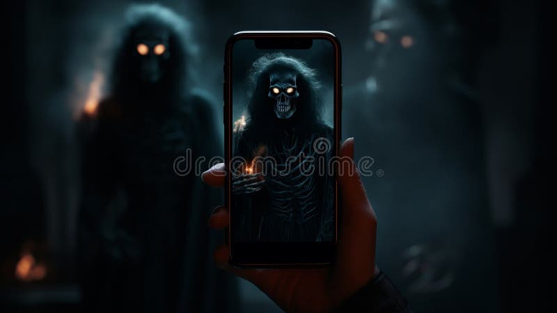 Dark and Dramatic Smartphone Image of Wraith Inspired by Rembrandt ...
