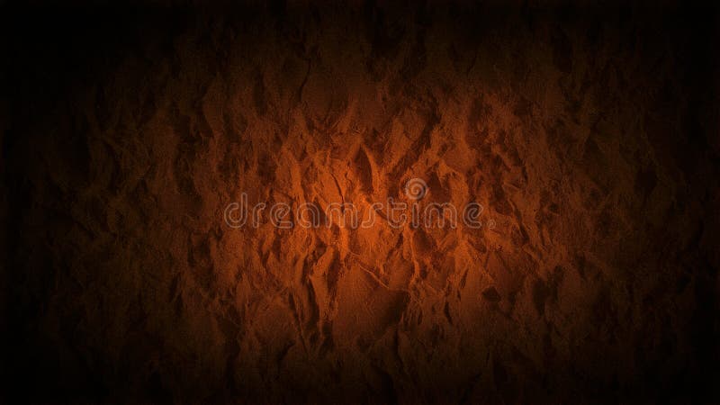 Dark and Earthy Stone Wall Texture with a Subtle Orange Glow in the ...