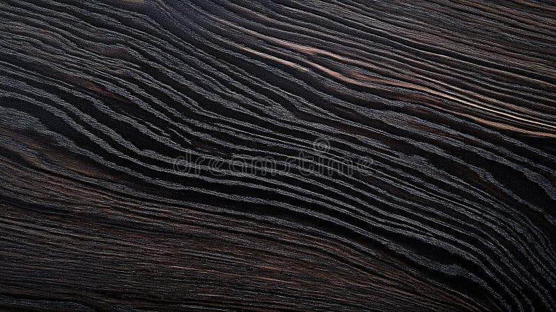 Dark Ebony Wood with a Sleek, almost Black Finish and Subtle Grain ...