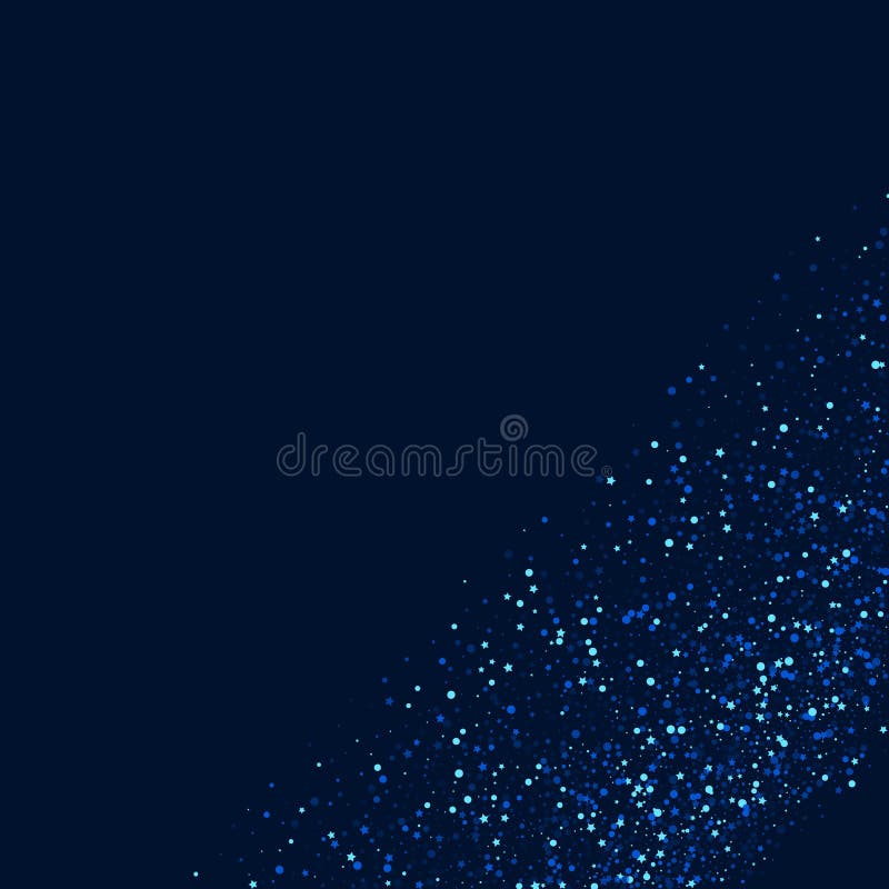 Dark Effect Vector Starry Pattern. Blue Magic Sky Stock Vector ...