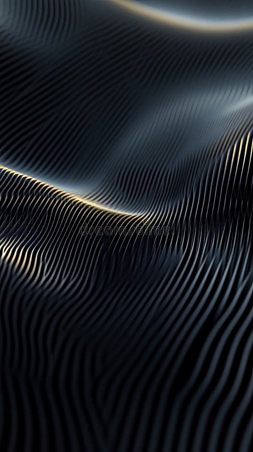 Dark Elegant Patterns, Black Background, Layered Smooth Curves, and ...