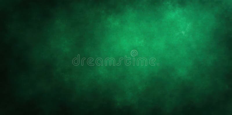 Dark Emerald Grunge Background, Black Vignette , Worn, Illustration ...