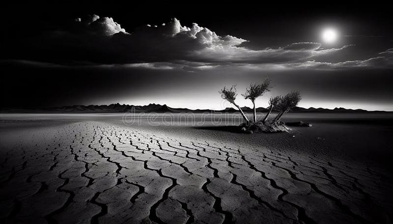 Dark and Empty Earth: a Post-Apocalyptic Landscape, Made with ...