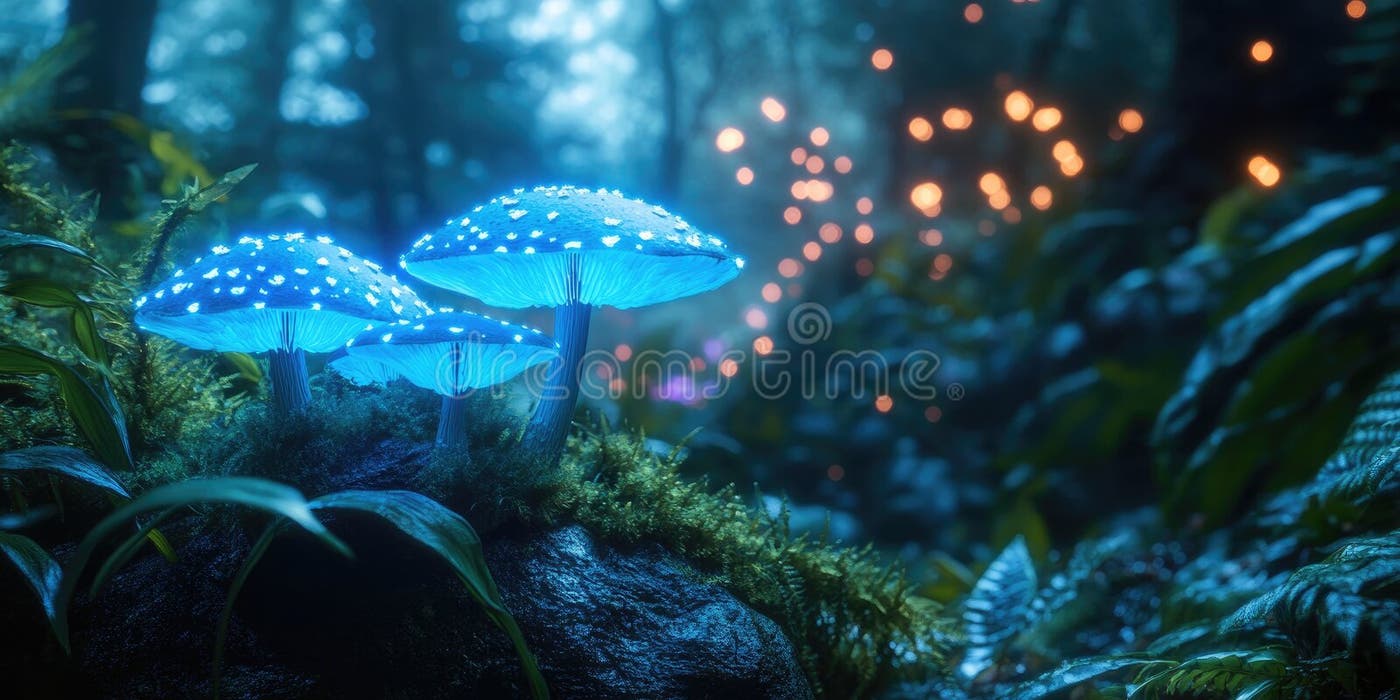 Magical Mysterious Mushrooms Stock Illustrations 5573 Magical