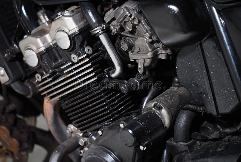 Red Car Engine stock image. Image of fuel, gears, mechanical - 20540661