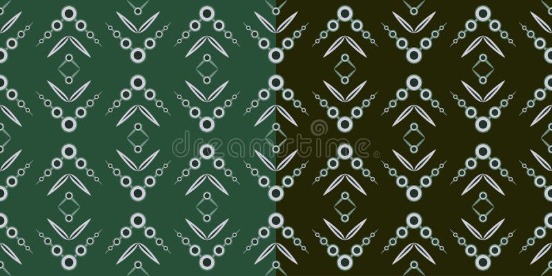 Dark Ethnic Seamless Pattern. Geometric Linear Elements. Complex Shapes ...
