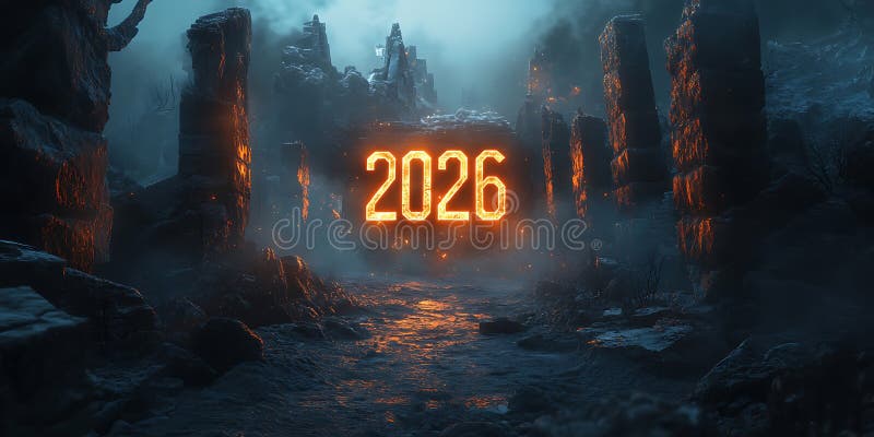 Dark Fantasy Battlefield with Glowing Elements for Epic War Scenes ...