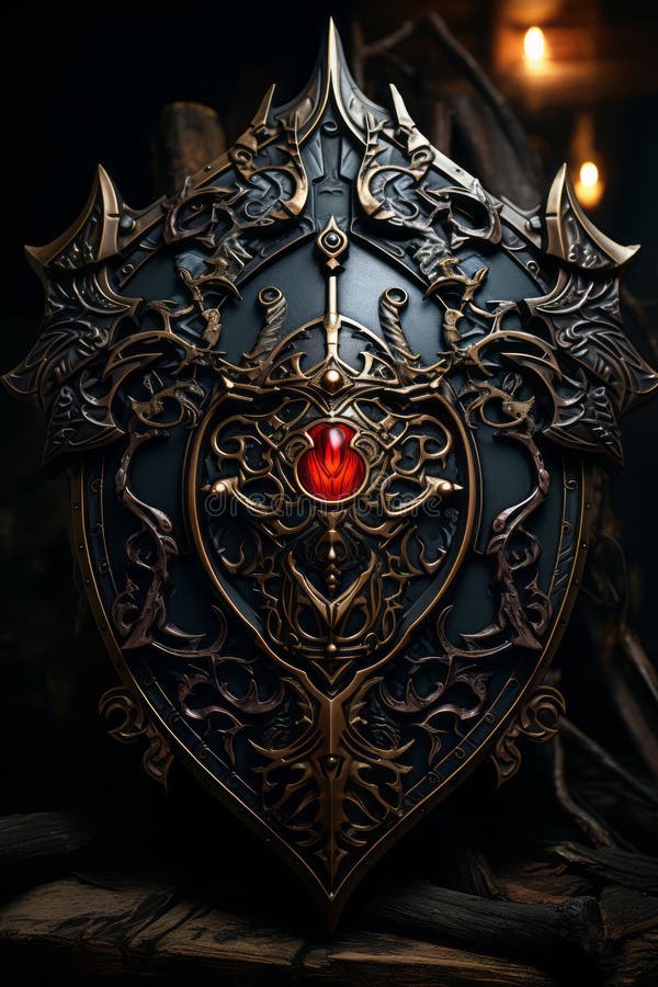 Fantasy Shield Ai Generated Stock Illustrations – 1,652 Fantasy Shield Ai Generated Stock ...