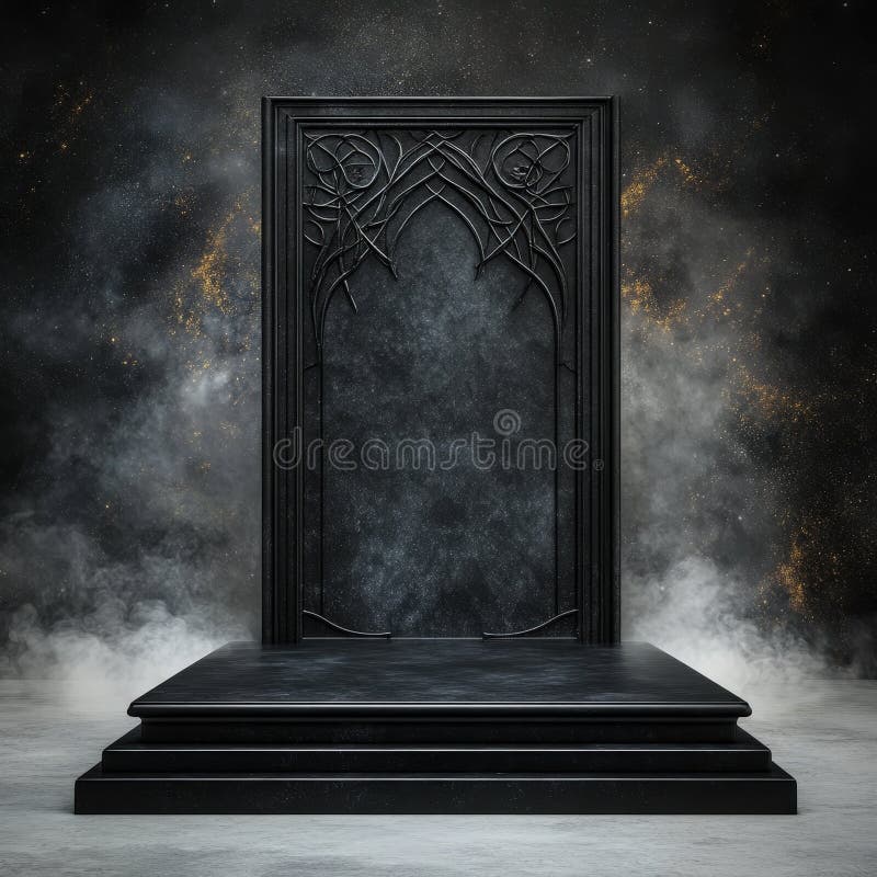 Gothic Frame Vector. Illustration Isolated on White Background. a ...