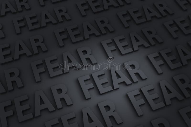 Dark Fear Background stock illustration. Illustration of word - 51975418