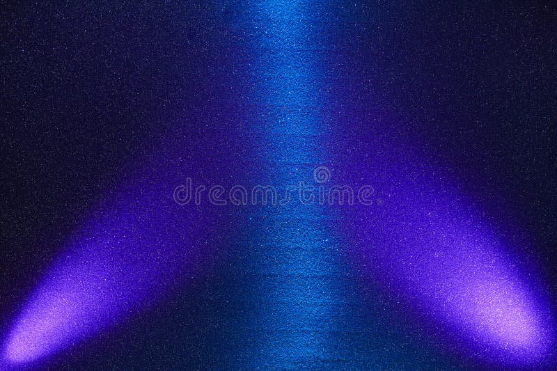 On a Dark, Finely Grained Background, Central Blue and Lateral Violet ...