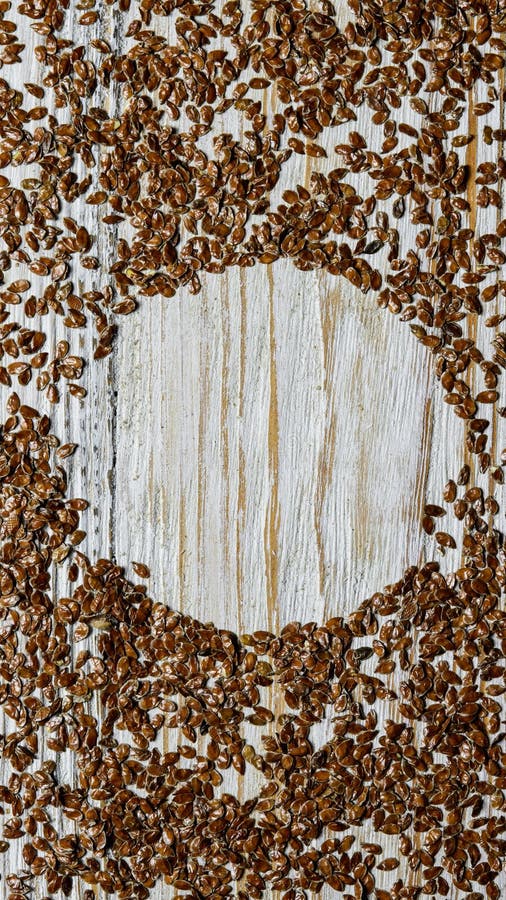 Dark Flax Grains after Oil Extraction. Stock Photo - Image of macro ...