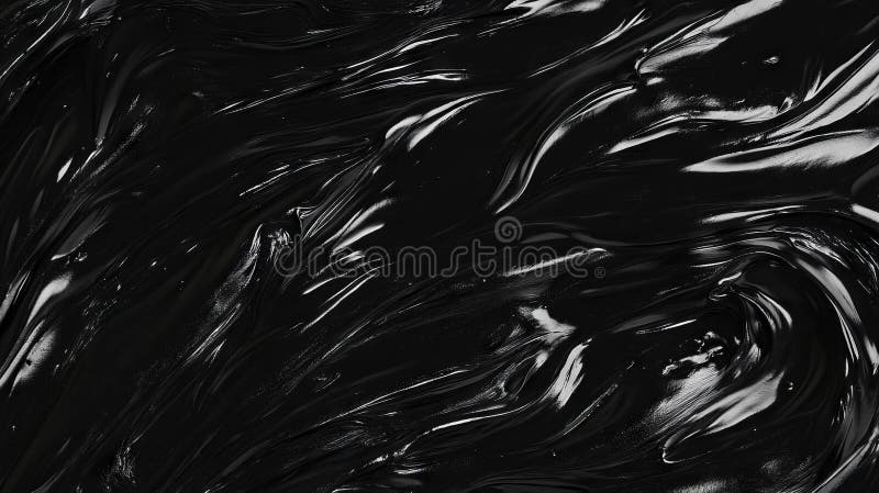 Dark Flowing Wet Mud Texture with Smooth Reflections for Natural ...