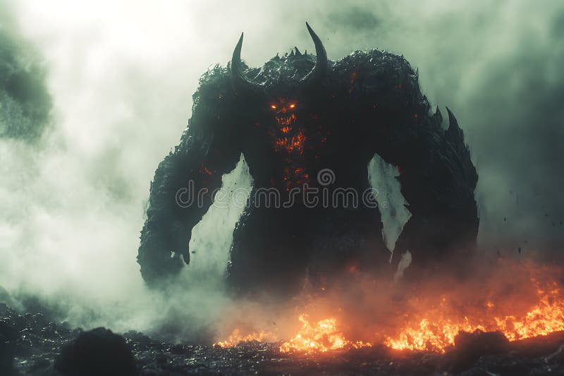 A Dark and Foreboding Depiction of a Demon Inspired by Biblical ...