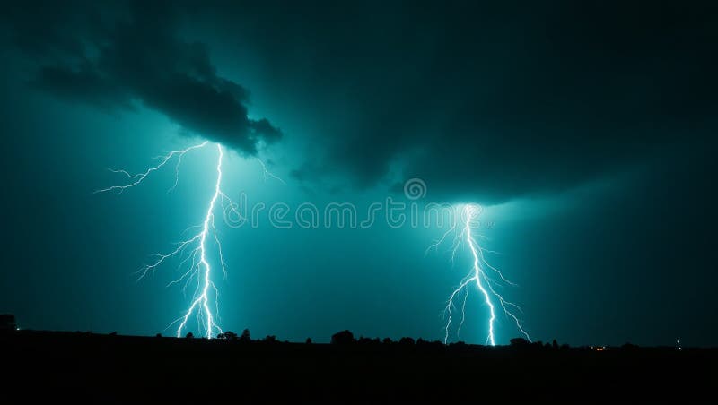A Dark, Foreboding Night Sky with Scattered, Ominous Clouds is ...
