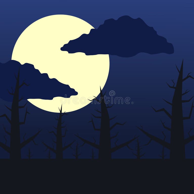 Dead Forest Shadowing Stock Illustrations – 1 Dead Forest Shadowing ...