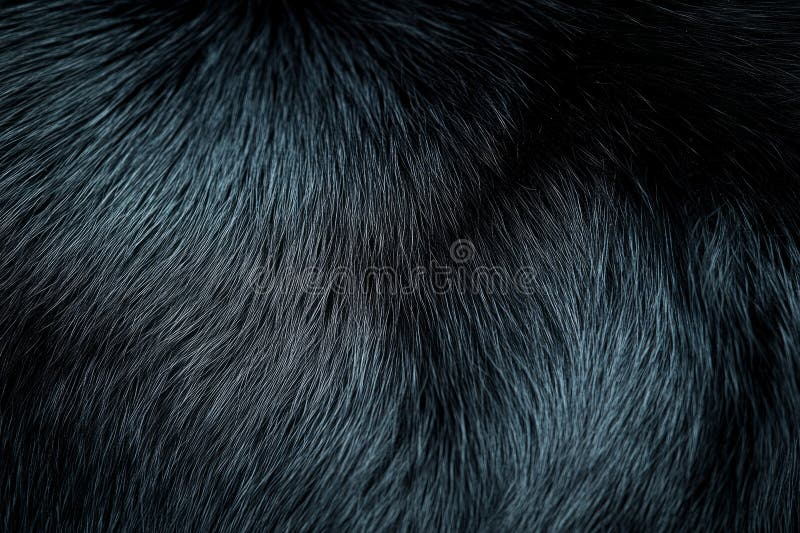 Dark Fur Texture with Wavy Pattern Creating Abstract Natural Background ...