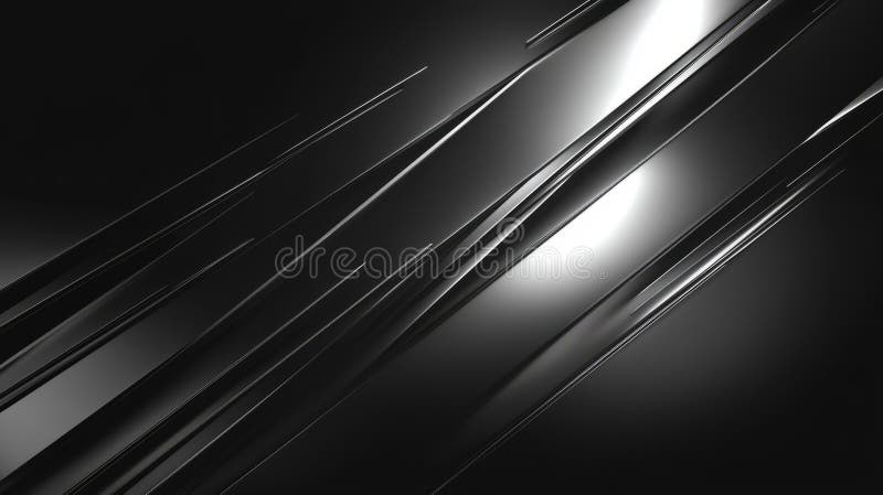 Dark Futuristic Background with Arrows in Smooth Metallic Gradient ...