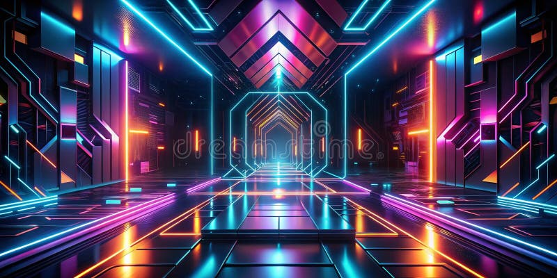 Dark Futuristic Tech Abstract Background a Stunning Visual ...